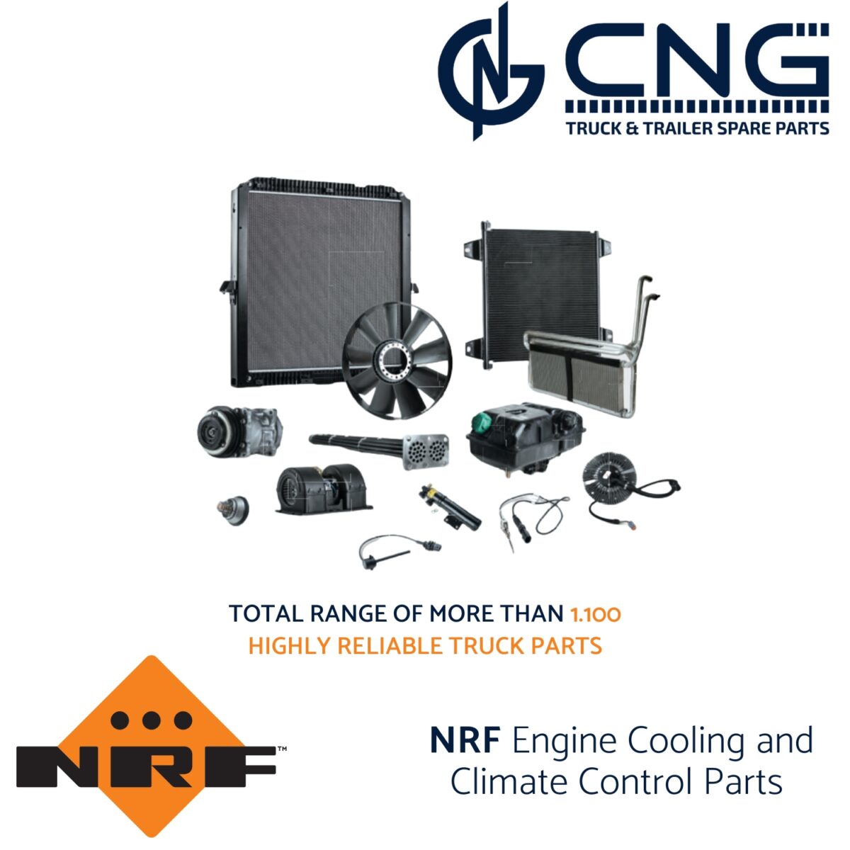 NRF Engine Cooling and Climate Control Parts - CNG Spares